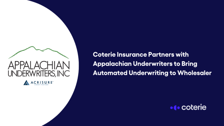Coterie Insurance Partners with Appalachian Underwriters to Bring ...