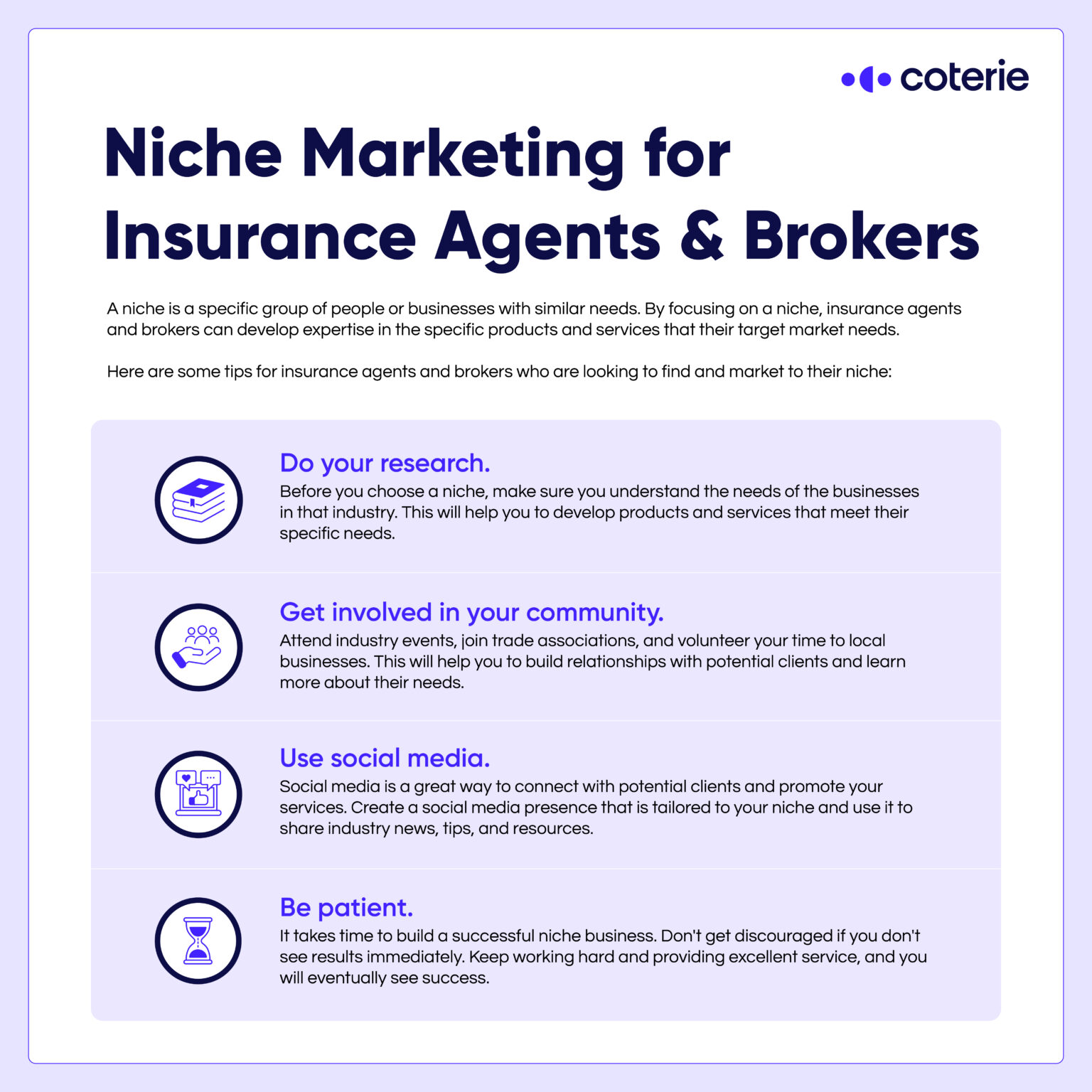Niche Marketing for Insurance Agents | Coterie Insurance