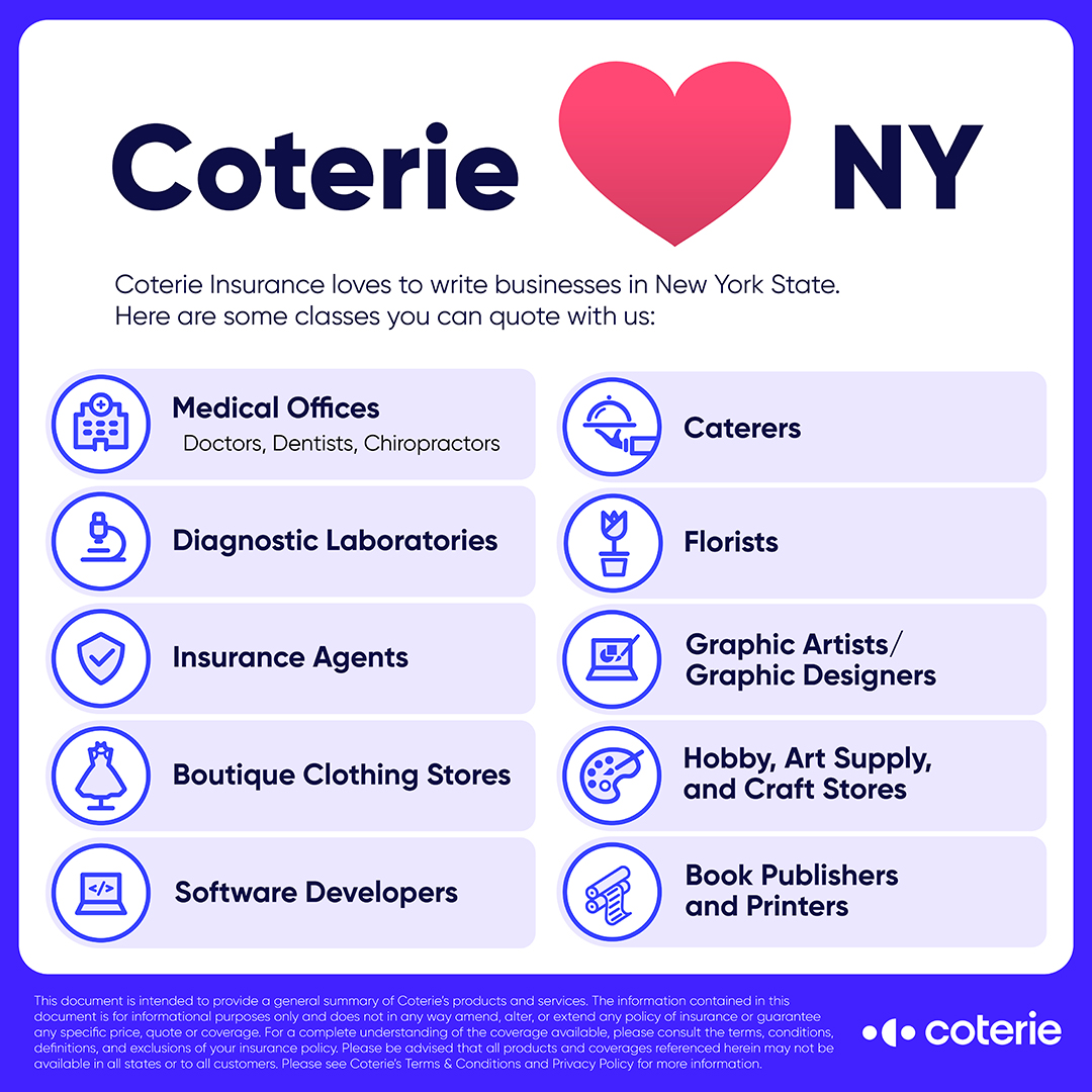 New York Small Business Insurance | Coterie Insurance